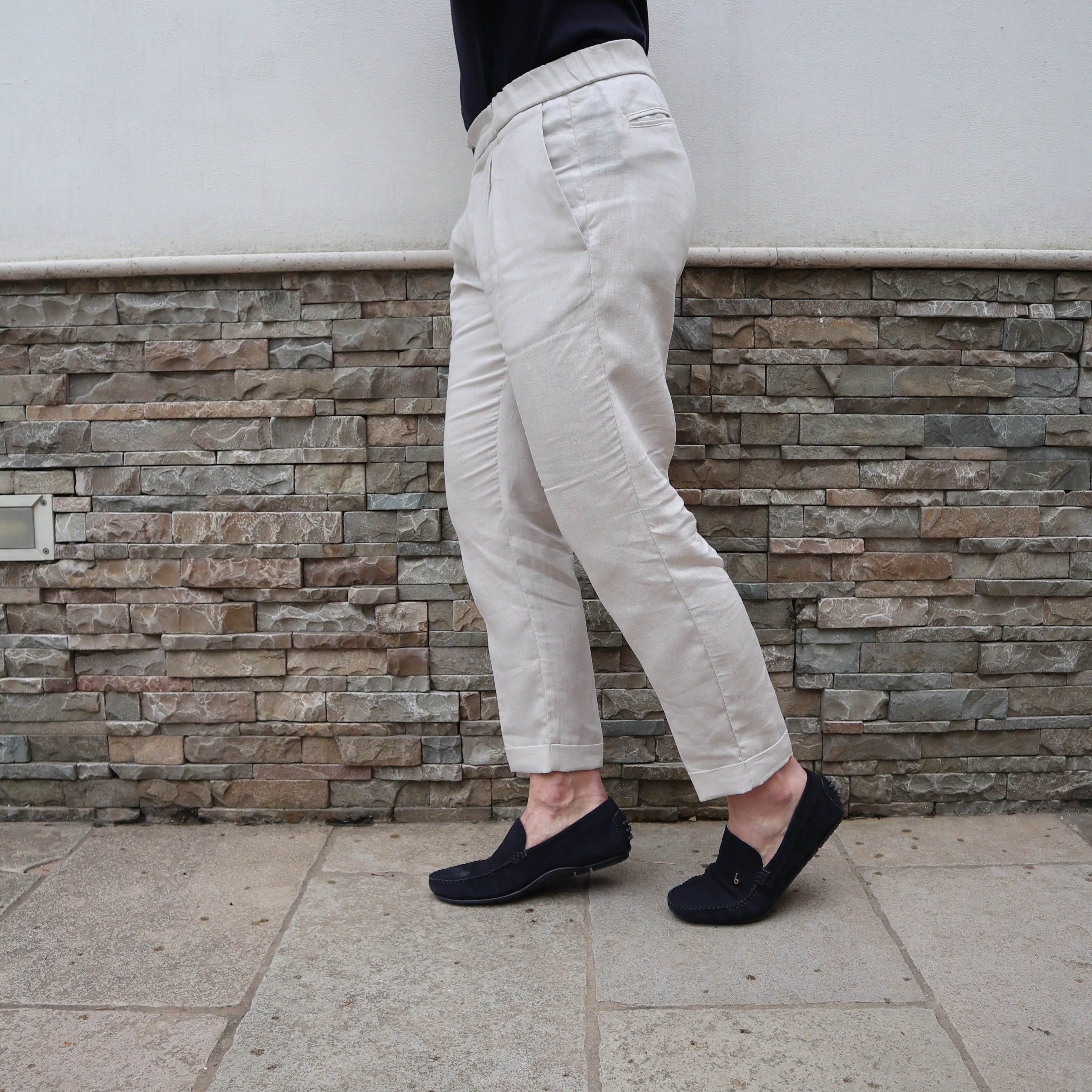 Pantamolla 100% lino Bianco RPL – CrossOver Abbigliamento Uomo_